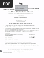 CSEC Agricultural Science SA June 2021 P1 | PDF