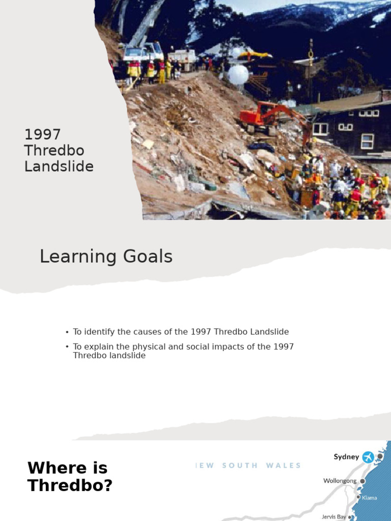 1997 Thredbo Landslide Overview | PDF