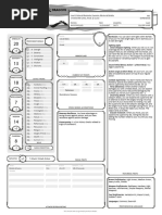 Obojima Character Sheet With Art | PDF | Role Playing Games