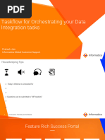 Taskflows Overview in IICS | PDF | Cloud Computing | Parameter ...