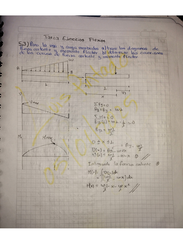 Tarea Ejjercicios de Flexion | PDF