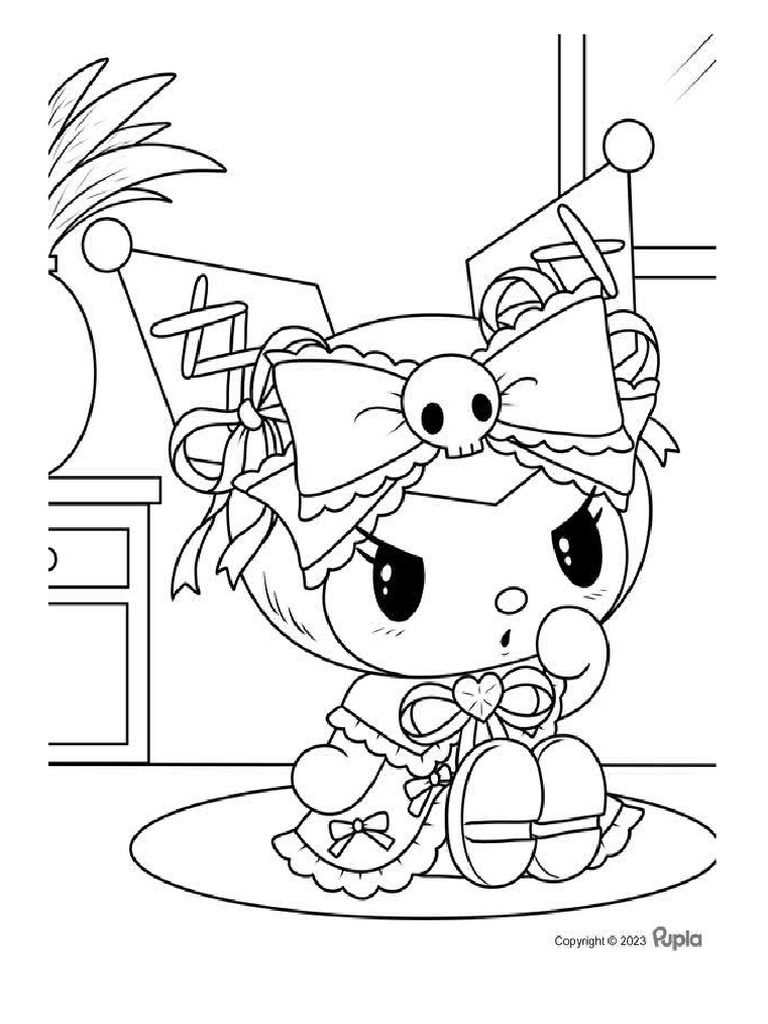 Kuromi Colouring Page | PDF