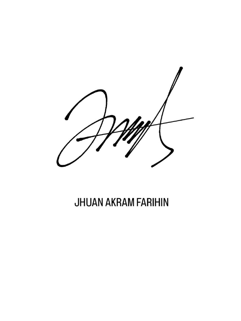 E Sign JHUAN AKRAM FARIHIN | PDF