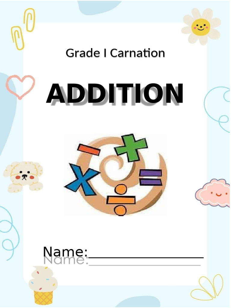 Math Addition Activity Sheets | PDF