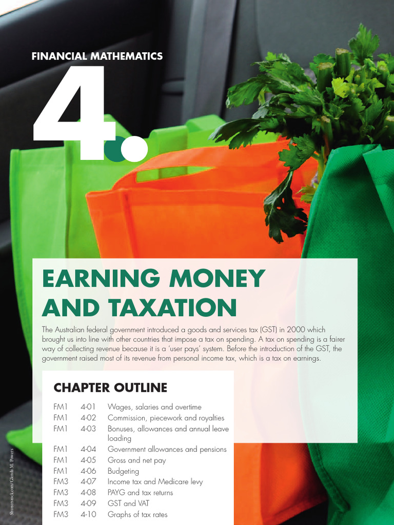Financial Mathematics CH 4 | PDF | Taxes | Workweek And Weekend