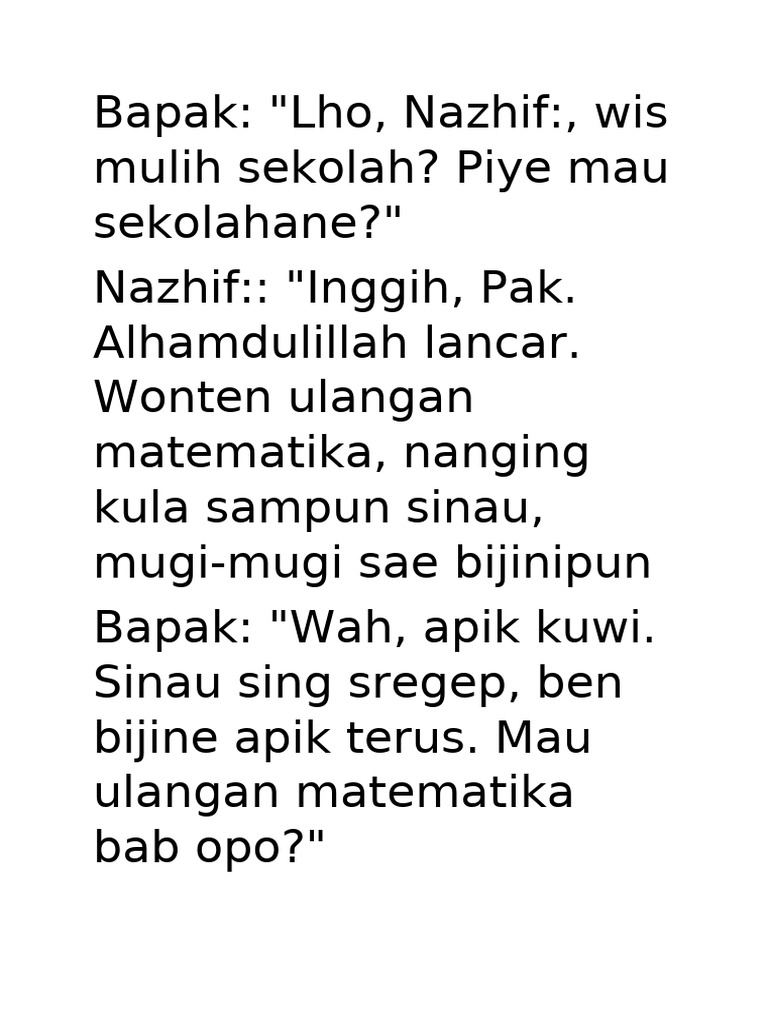 Bapak | PDF