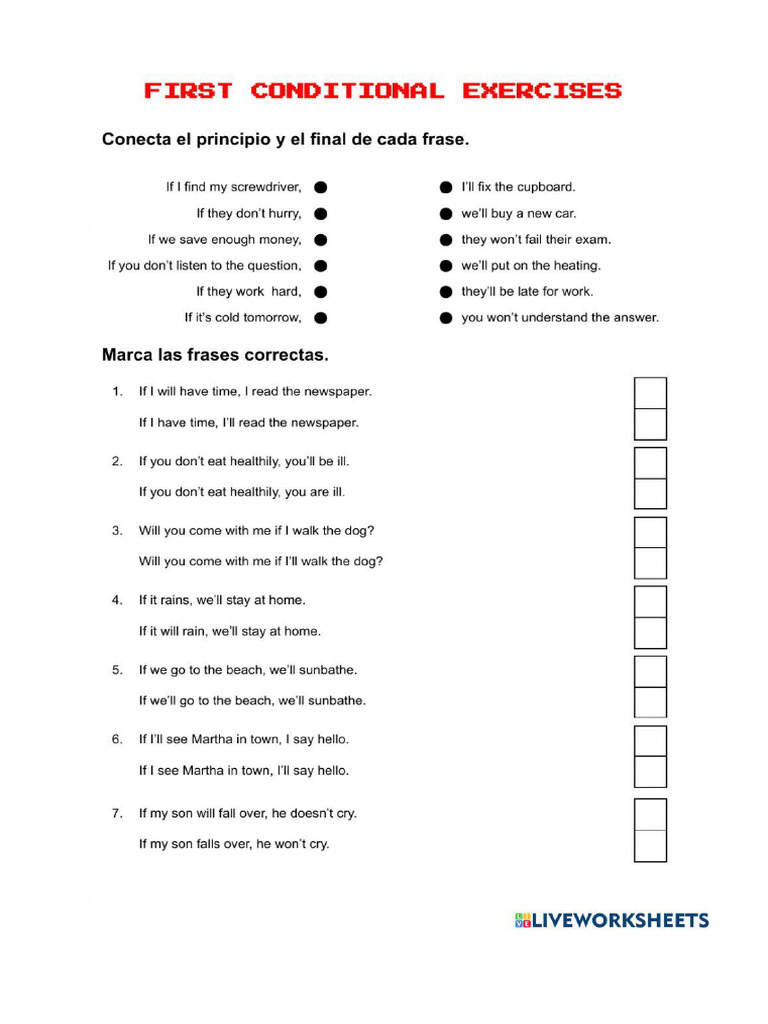 First Conditional | PDF