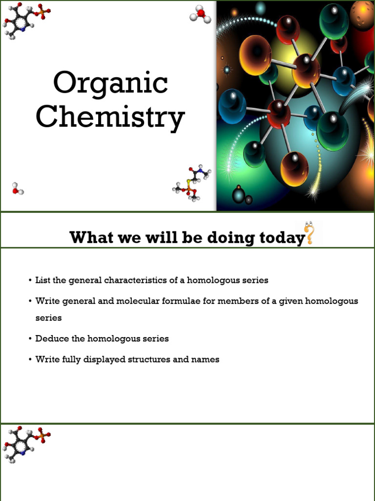 Organic Chemistry Class #2 | PDF | Isomer | Functional Group