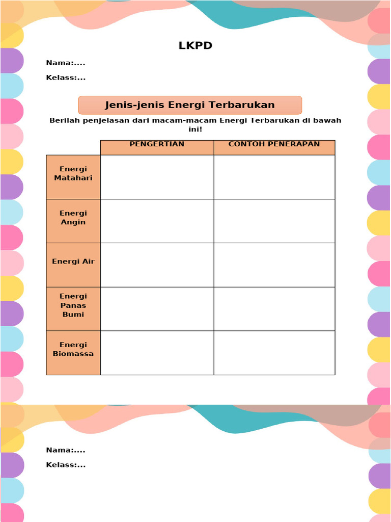 Jenis-Jenis Energi Terbarukan | PDF