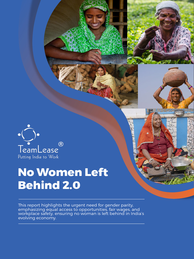 No Women Left Behind 2 TeamLease | PDF | Workforce | Gender Pay Gap