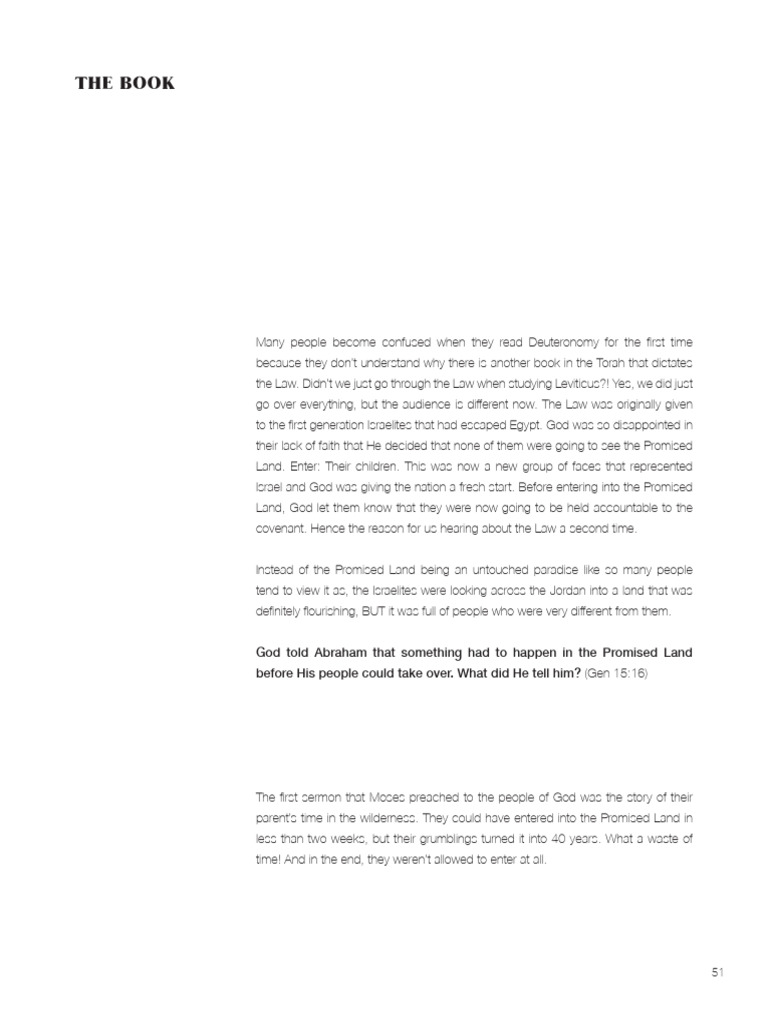 The Bible Study-First Five Books-Digital PDF | PDF | Moses | Book Of ...