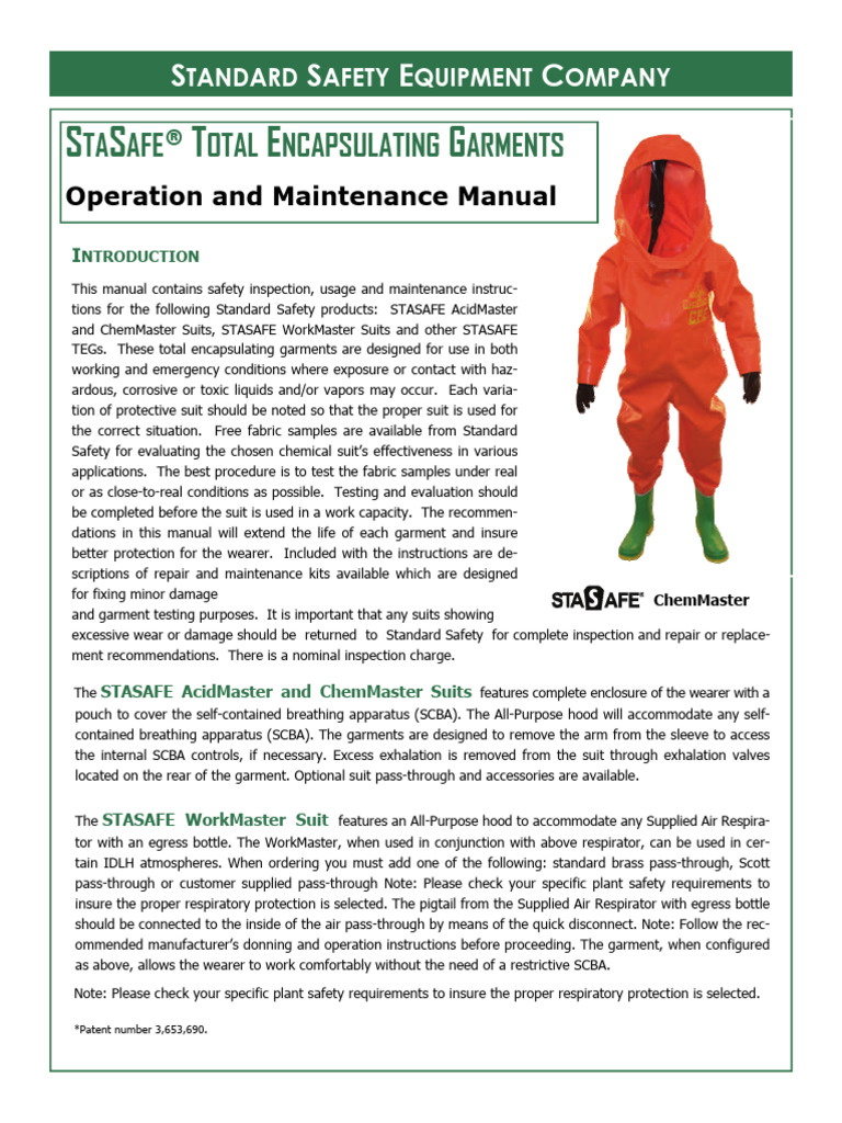 TEG Operation Amp Maintenance Manual | PDF | Clothing