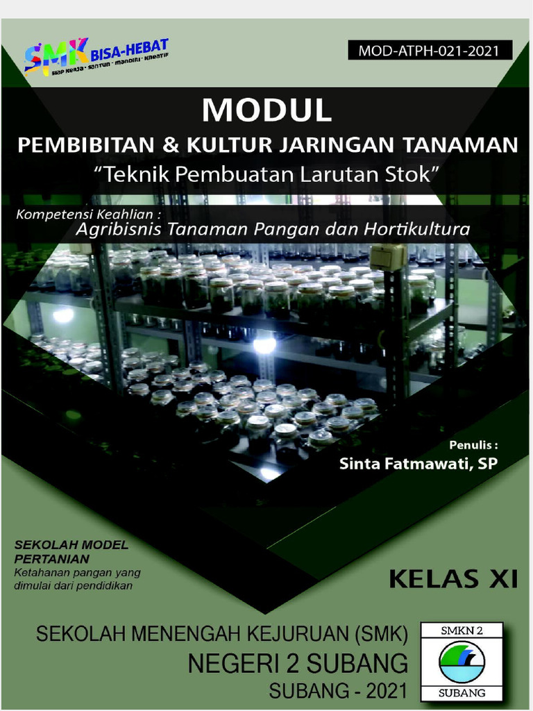 Modul Kuljar Kelas XI - Teknik Pembuatan Larutan Stok | PDF