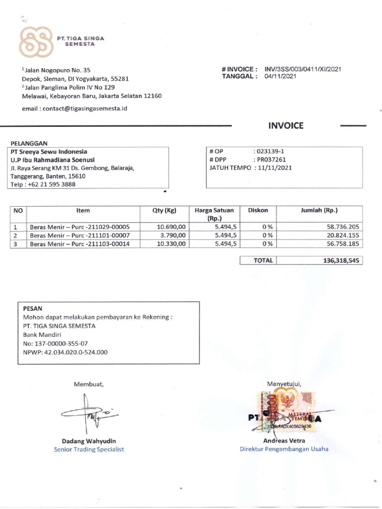 Inv 3ss 003 0411 Xi 2021 Sreeya | PDF