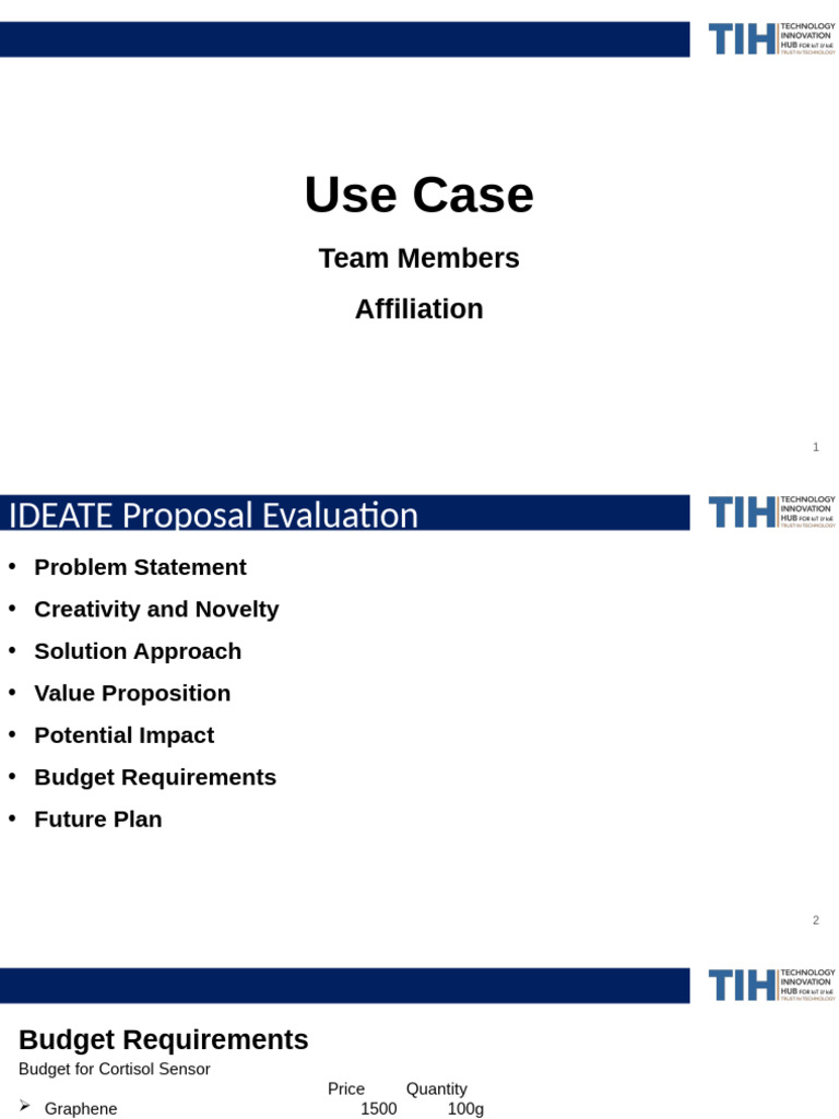 IDEATE Proposal Evaluation Template | PDF