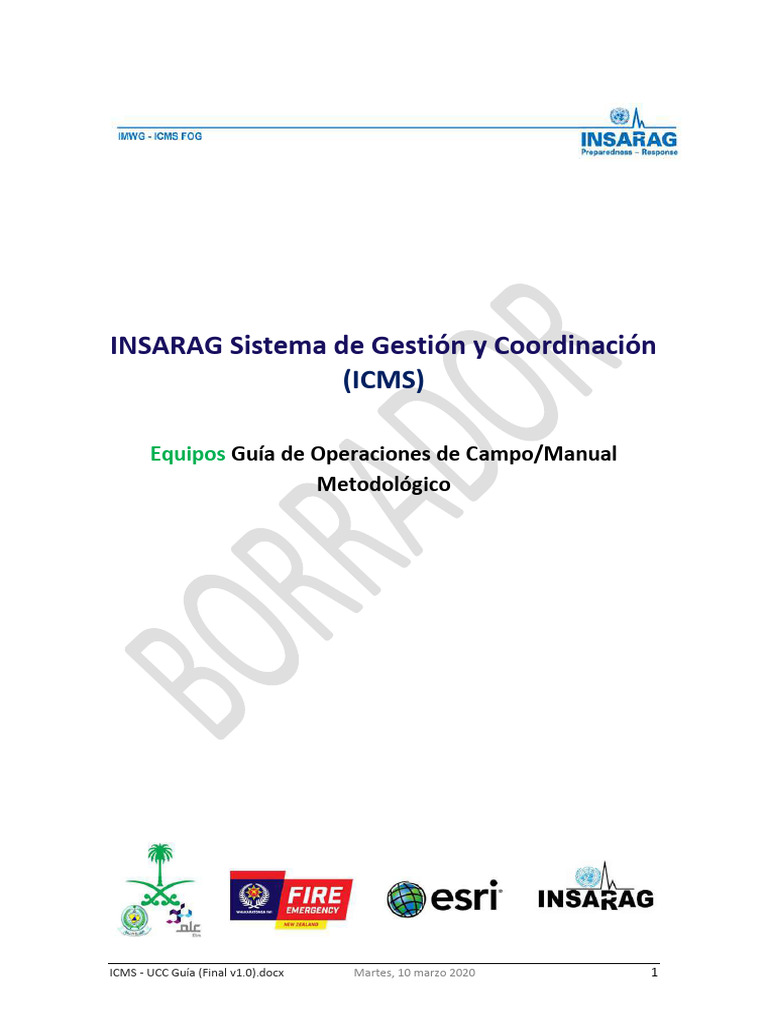 ICMS Team Guide Final v1.0 Espanol | PDF | Google Play | Ios