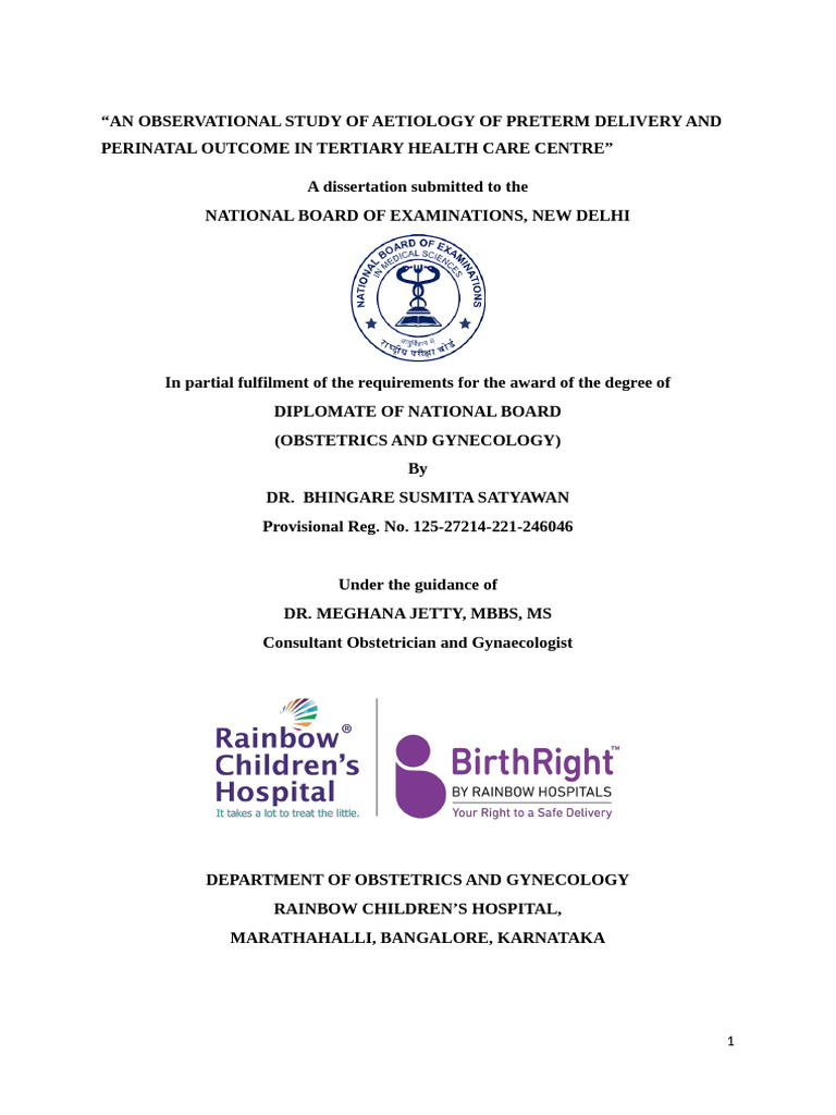 updated_Sushmita Review of literature1[1] | PDF | Preterm Birth | Childbirth