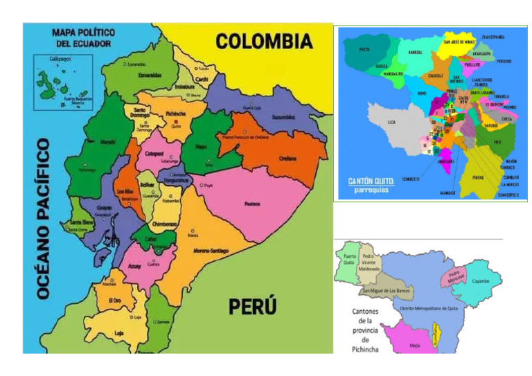 Mapa de Pichincha Cantones | PDF