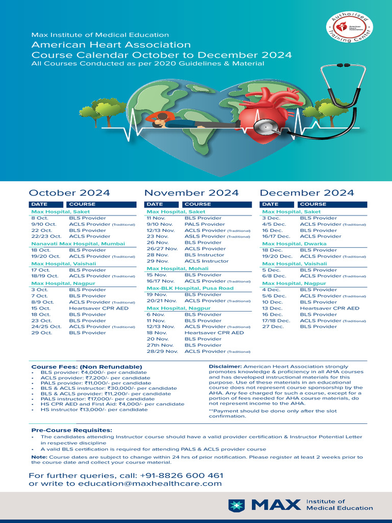 MHC MIME AHA Calendar October To December 2024 EDM 300924n Copy ...