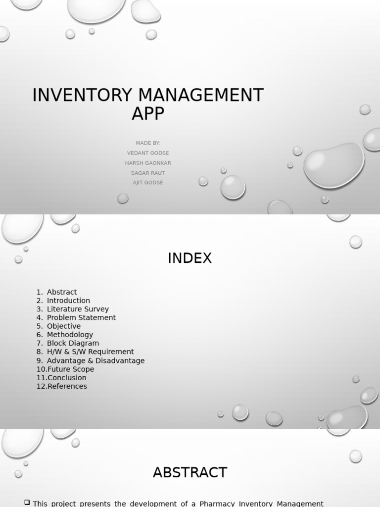 Inventory Management App | PDF | Android (Operating System) | Mobile App