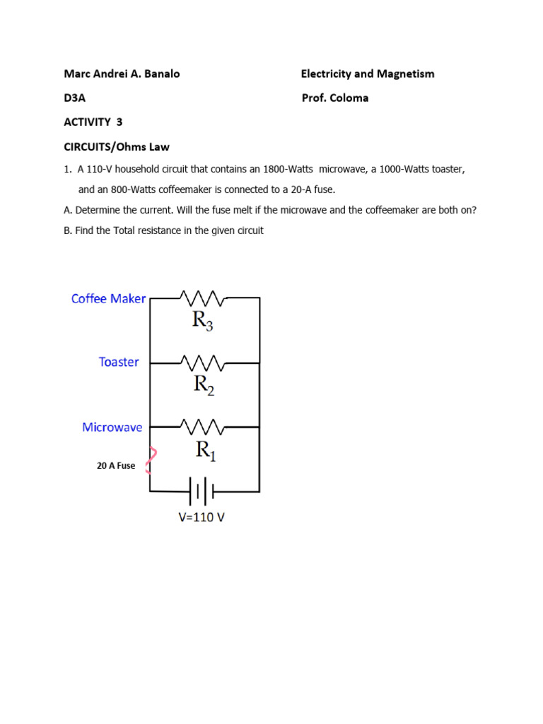 ACTIVITY Circuit | PDF