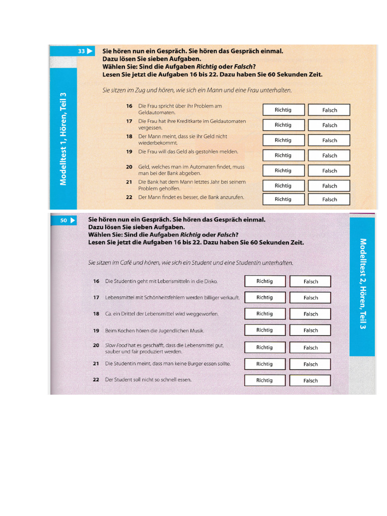Hören Telc B1 Test 2 | PDF