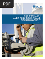 ISCC Audit Guidance V1.0 | PDF | Audit | Risk Assessment