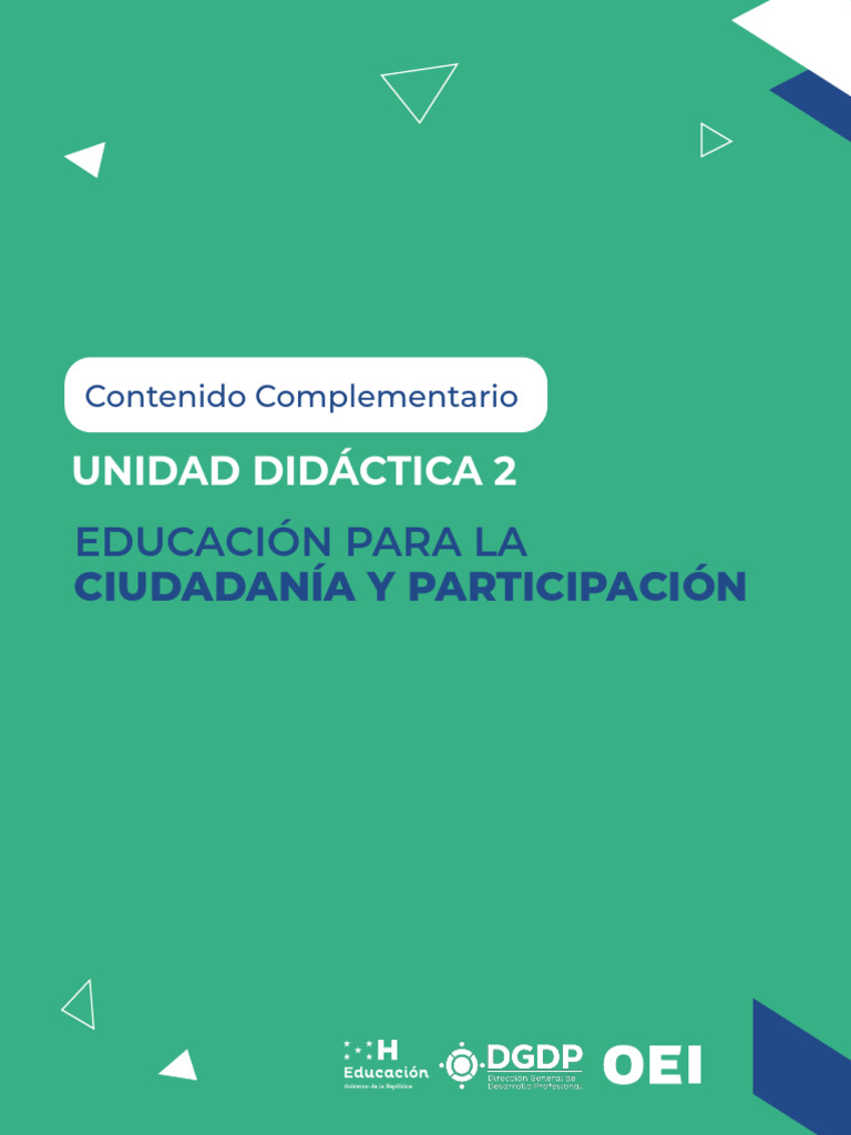 Contenido Unidad 2 Complementario | PDF | Ciudadanía | Escuelas