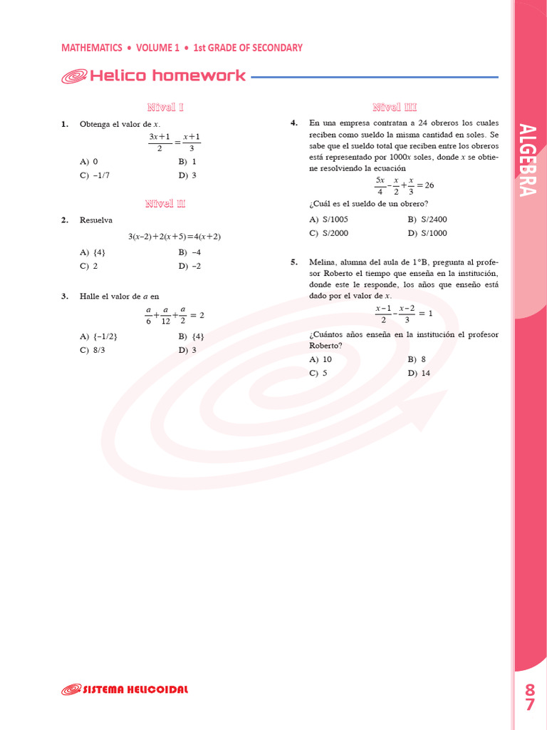ECUACIONES 6TO COREFO | PDF | Matemáticas | Objetos matemáticos