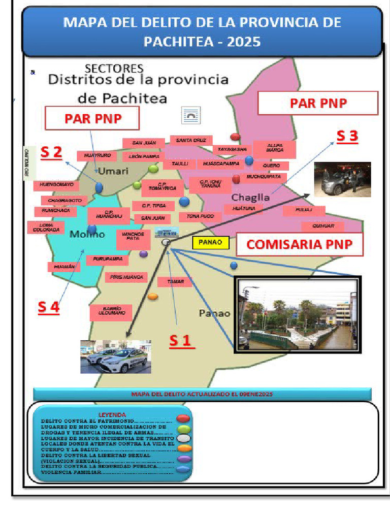 Mapa Del Delito Pachitea | PDF