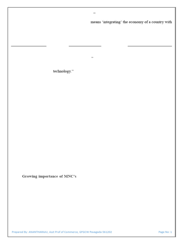 Global Environmen Unit-6 | PDF | World Trade Organization | Franchising