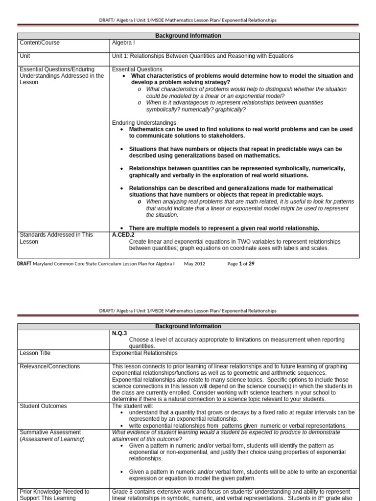 A1.U1.LP .ExponentialRelationships 2 | PDF | Algebra | Mathematics