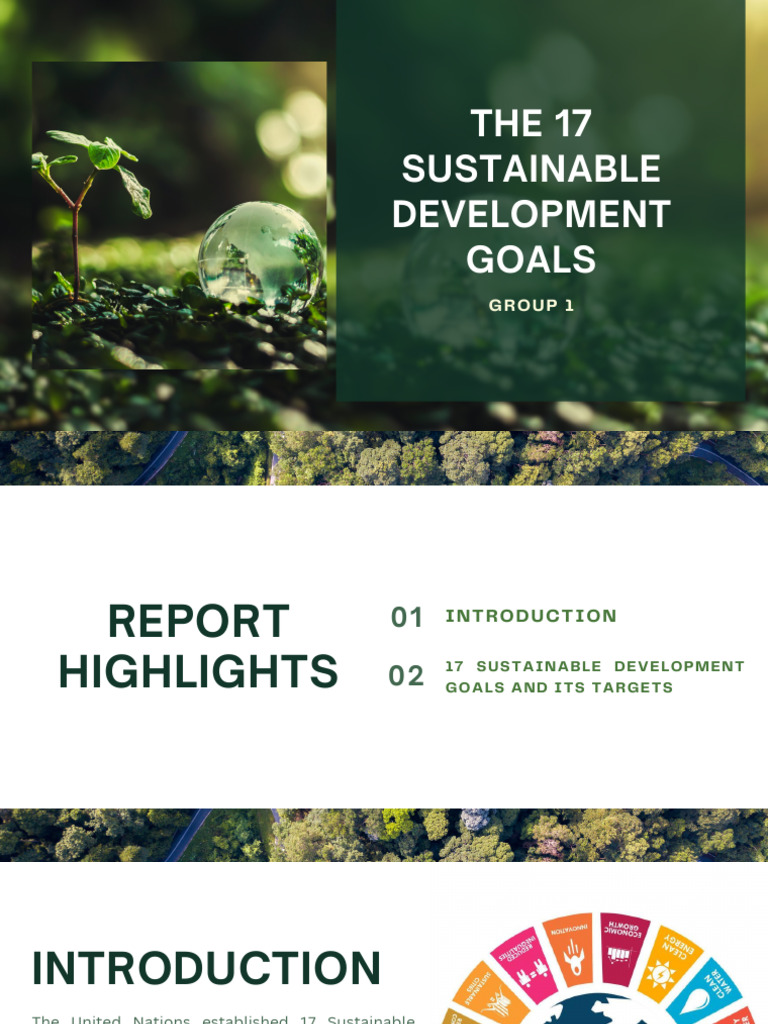 NSTP Group 1 - 17 SDGs Presentation | PDF | Sustainability | Natural Environment