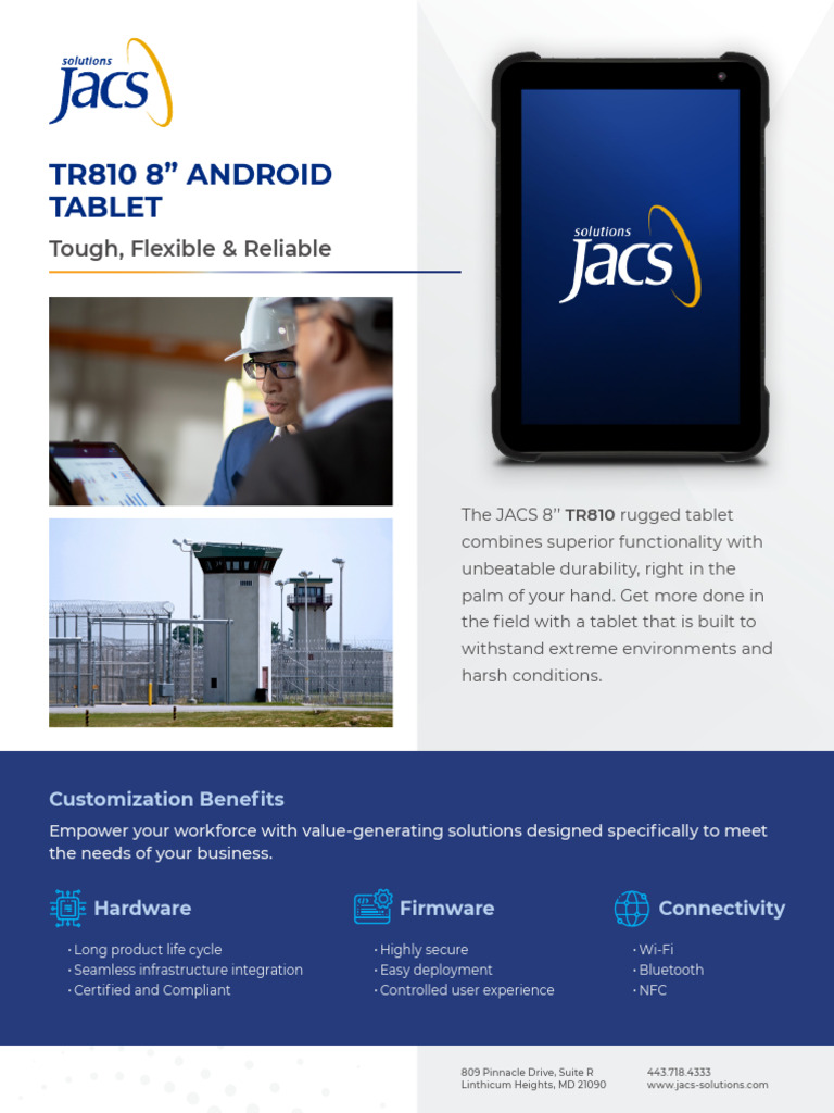 DS-TR0810-202207-V04_JACS-TR0810-Datasheet | PDF | Tablet Computer | Usb