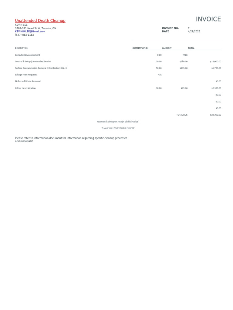 Invoice (Autosaved) | PDF | Pollution | Environmental Issues