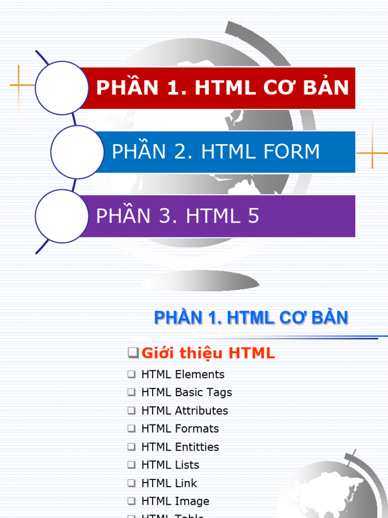 BAI 2. TKW1 - HTML co ban va Form-1 | PDF