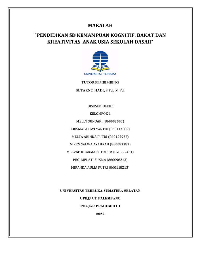 MELVAE DHARMA PUTRI. SM - 878222431 - Tugas TTM 2 Pendidikan Seni Di SD | PDF