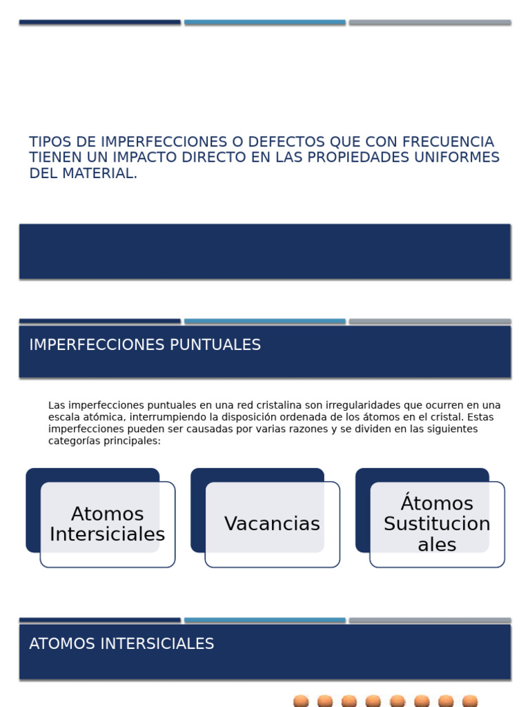 Tipos de Imperfecciones o Defectos Que Con Frecuencia | PDF ...