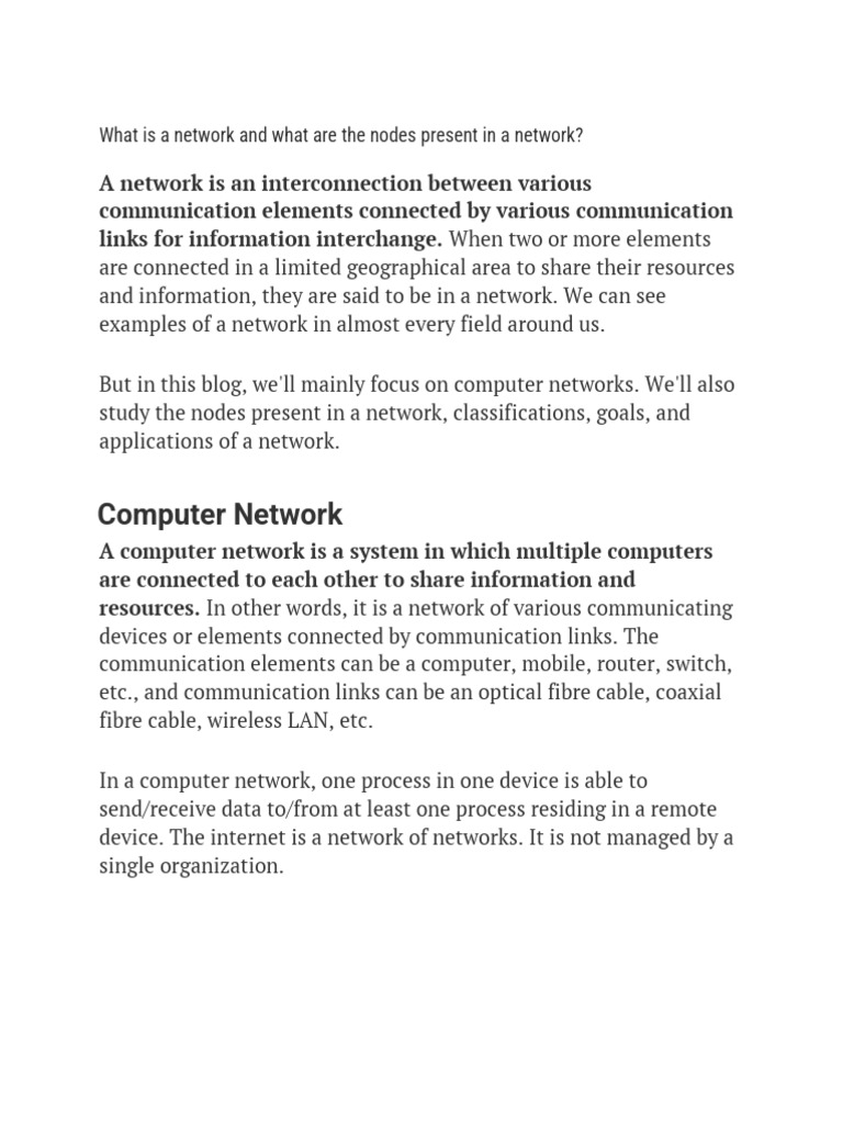 computer networking 2 | PDF | Network Topology | Computer Network