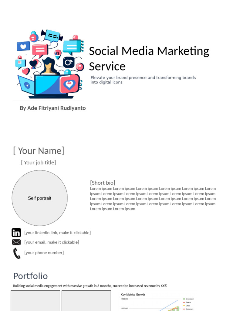 Adeftryani - Personal Pitch Deck For Freelance - Sosmed Specialist ...