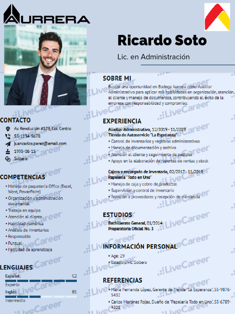 Curriculum Aurrera.pdf | PDF