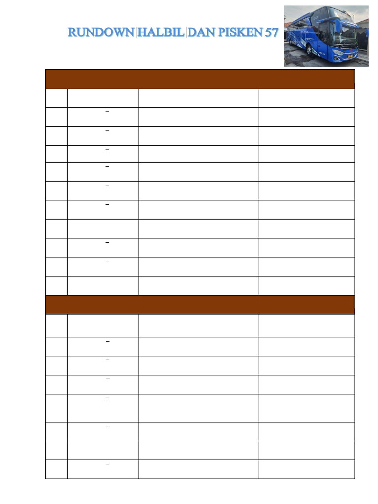 Rundown Halbil-Pisken (Rev) | PDF