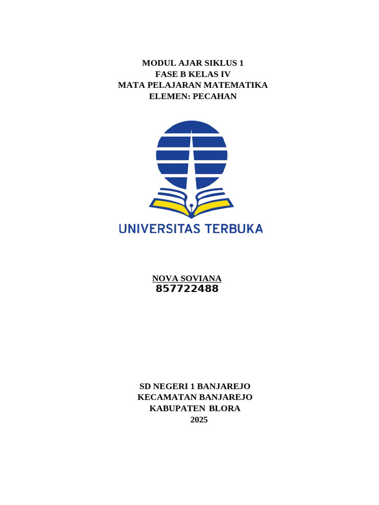 Modul Ajar Rme Siklus 2 | PDF