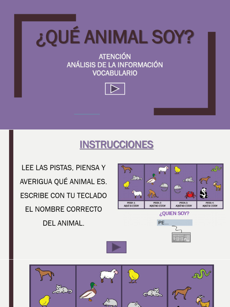 Atencion Que Animal Soy | PDF