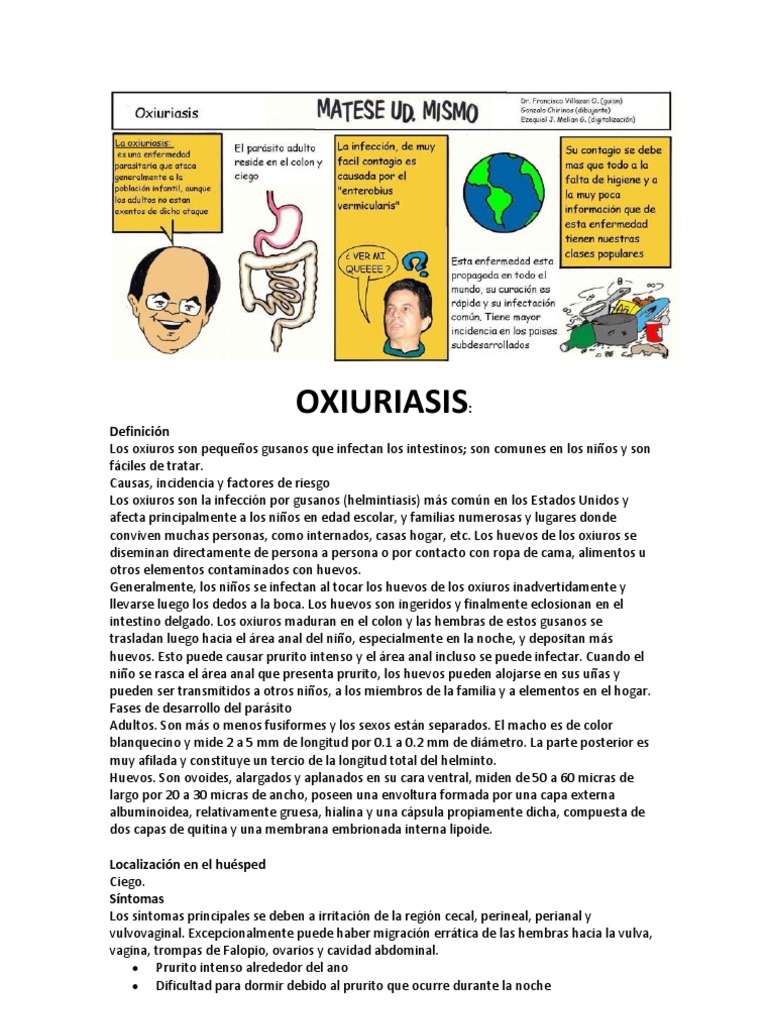 OXIURIASIS | PDF | Medicina | Medicina CLINICA