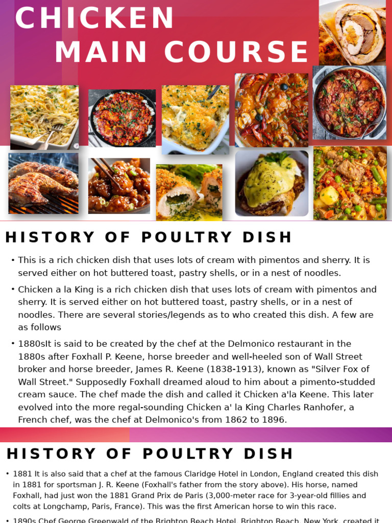 Chicken Main Course | PDF | Curry | Cookbooks