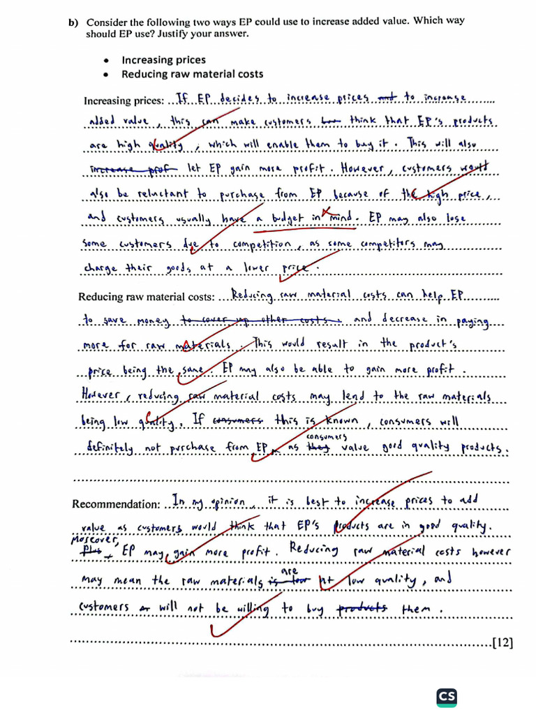 Proper Answers Structure BS | PDF