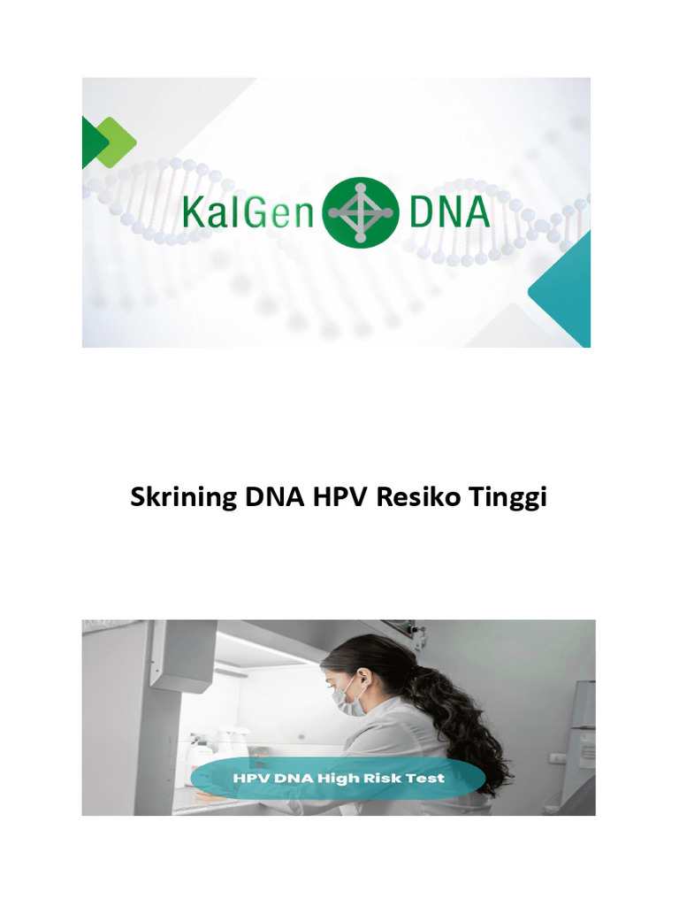 Skrining DNA HPV Resiko Tinggi | PDF