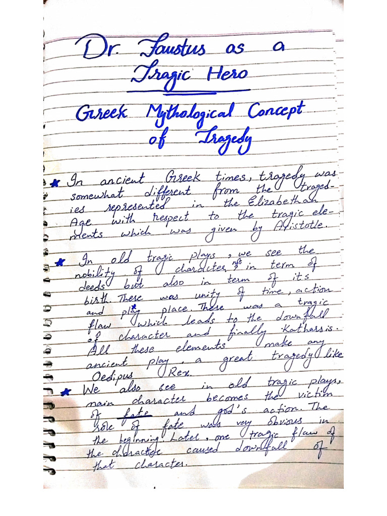 DR Faustus As A Tragedy | PDF