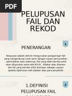 Pelupusan Rekod Dan Fail | PDF
